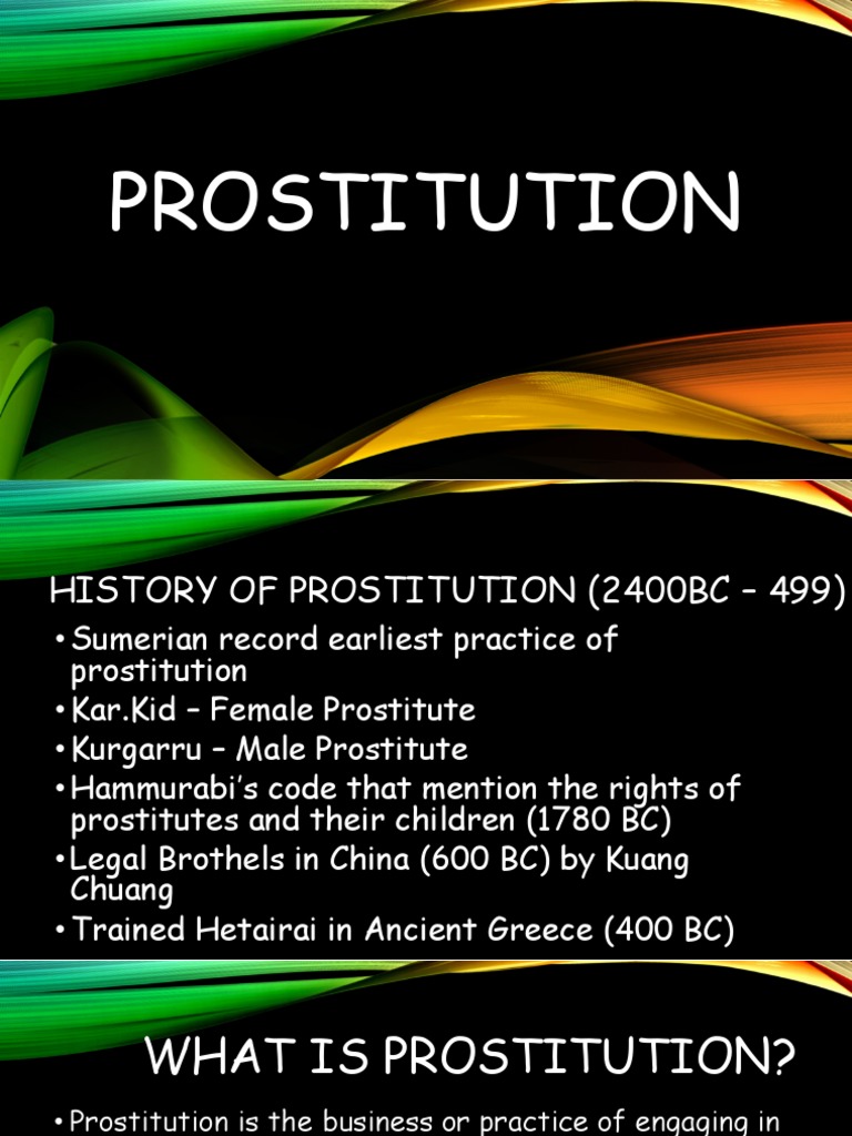History and Forms of Prostitution | PDF | Male Prostitution | Prostitution