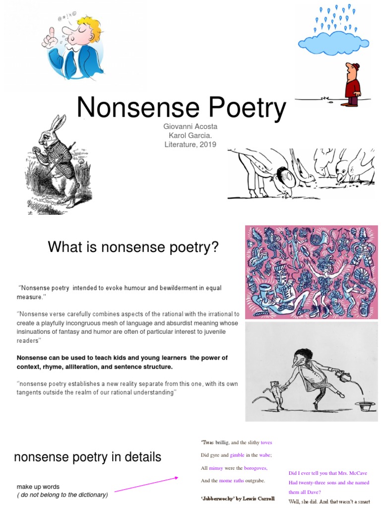 Genres Nonsense Poetry (Acosta-Garcia) | PDF | Poetry