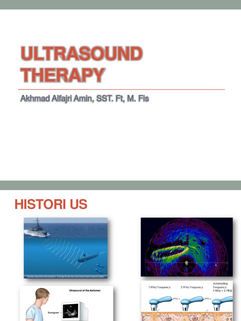 Terapi Ultrasound dalam Fisioterapi | PDF
