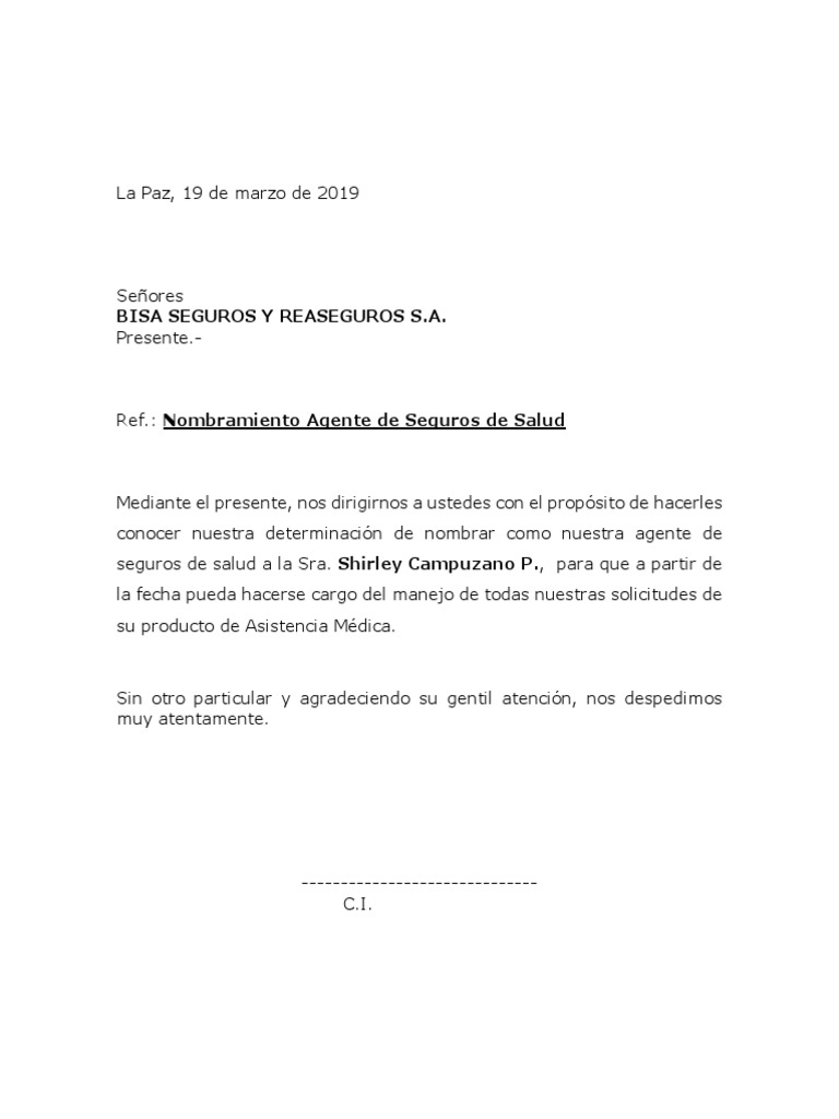Carta de Nombramiento 2 | PDF