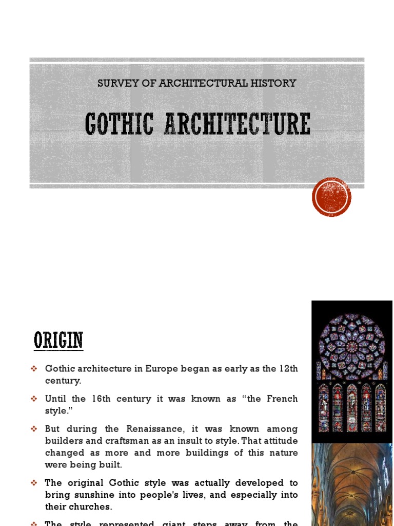 Gothic Architecture | PDF | Gothic Architecture | Christian Architecture