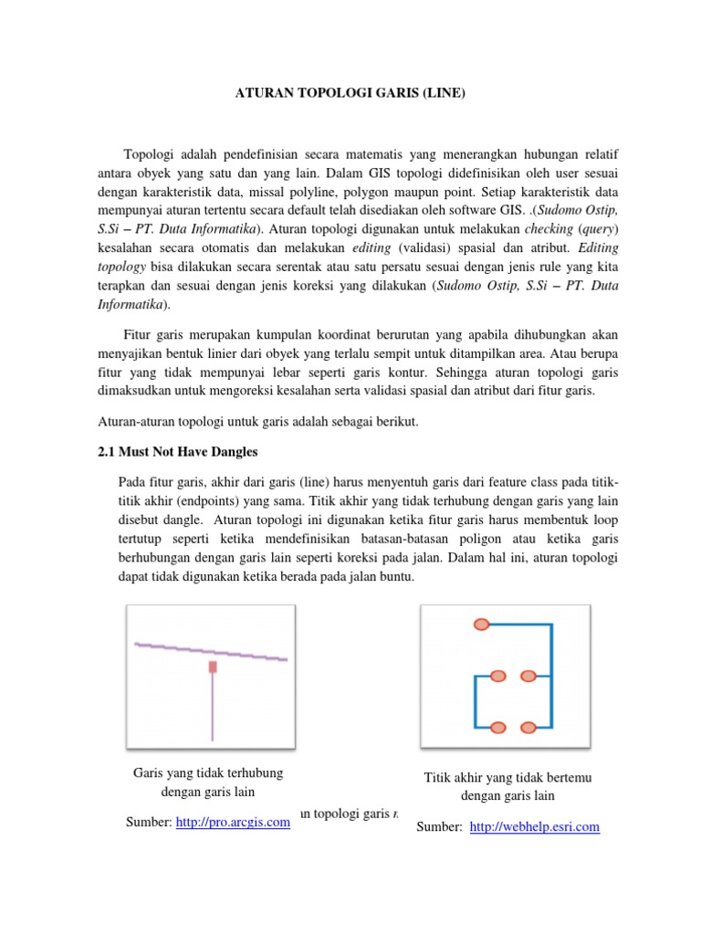 Aturan Topologi Line | PDF