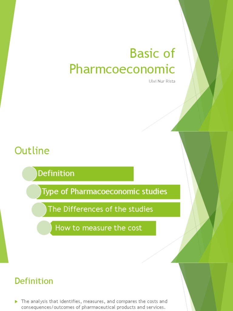 Basic of Pharmacoeconomics | PDF | Cost–Benefit Analysis | Present Value