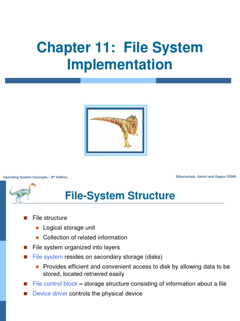 BS 5TH OS Lec19 | PDF | File System | Computer File