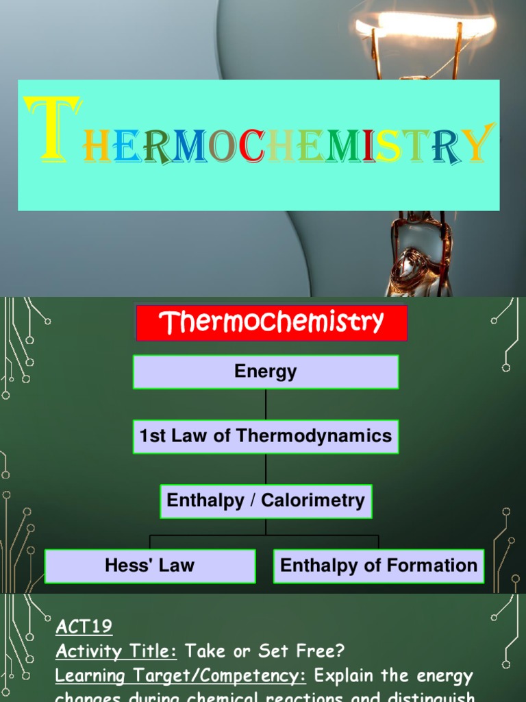 Thermochemistry for Students | PDF | Calorie | Heat