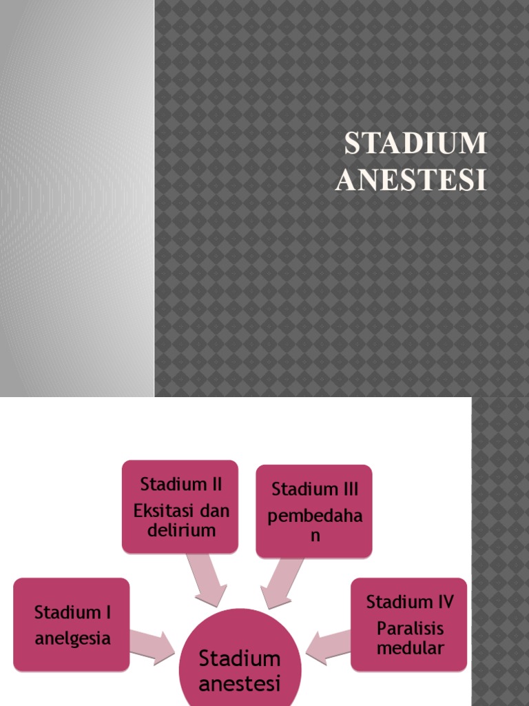 Tahapan Anestesi: Dari Induksi hingga Paralisis | PDF