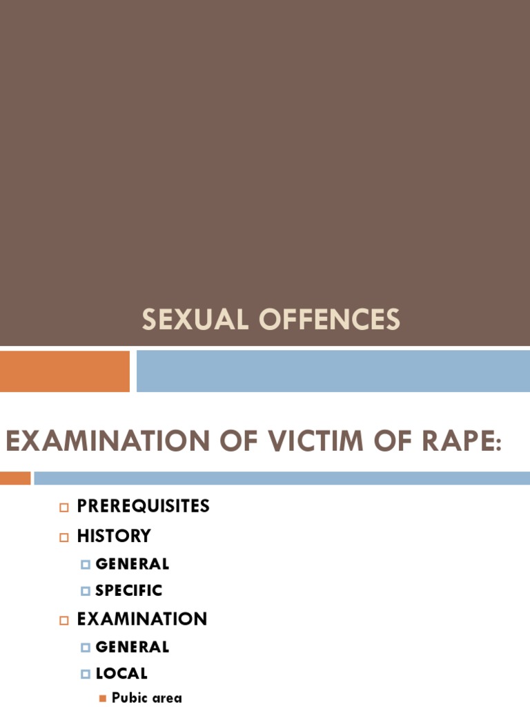 Rape Victim Examination Guide | PDF | Vagina | Labia