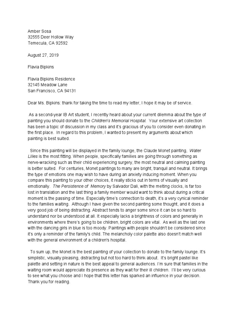 Letter To Flavia | PDF | Neuroscience | Cognition