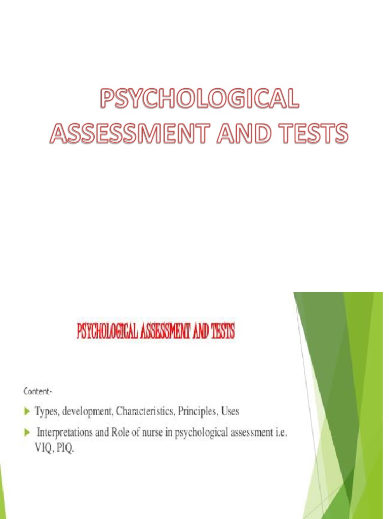 Principles of Psychological Testing: Standardization, Norms and ...
