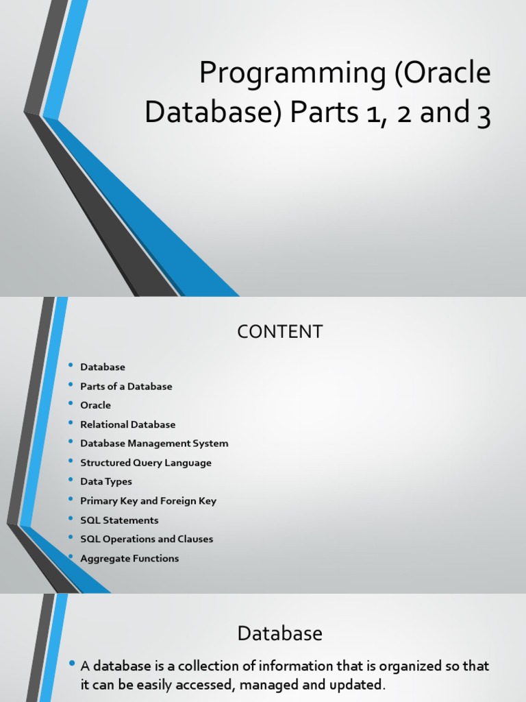 1ST and 2ND Quarter Prog F2F Final Version | PDF | Relational Database | Databases