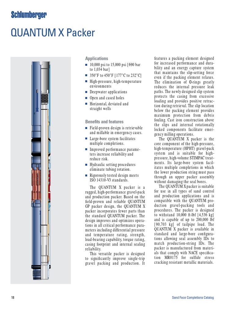 QUANTUM X Packer Specifications Guide | PDF | Mechanical Engineering ...
