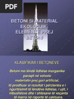 Bazat Llogaritese Te Betonit, Prodhimi Betonit, Llojet e Betoneve | PDF