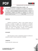 Modelo de CAT para Comunicação de Acidente | PDF | Bem-estar | Médico