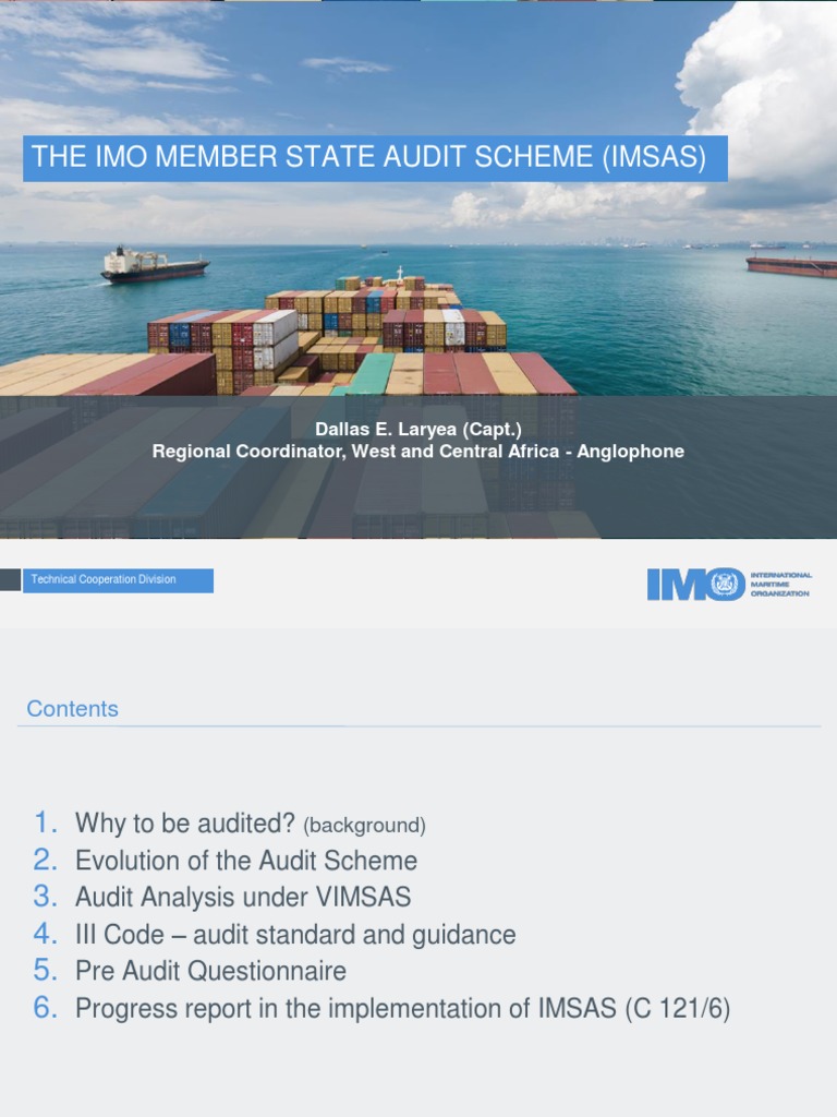 2.2 IMO Member State Audit Scheme - IMSAS | PDF | Hydrography | Geography