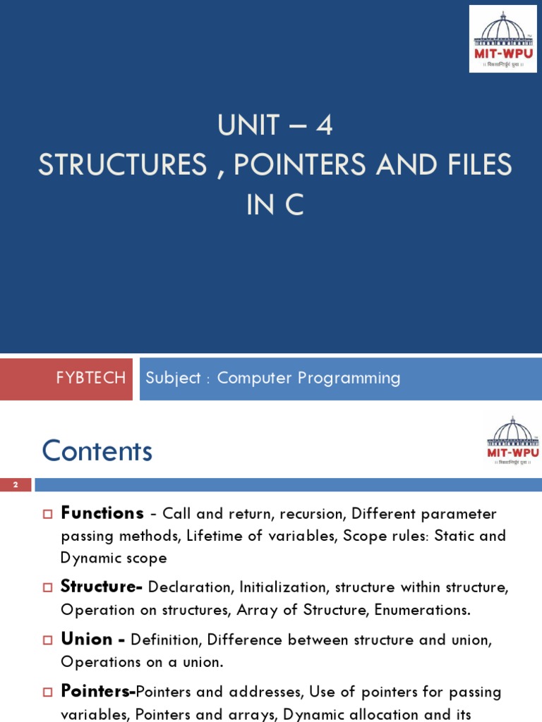 Exploring Structures Pointers Files And Recursion In C Programming Pdf Parameter 5615