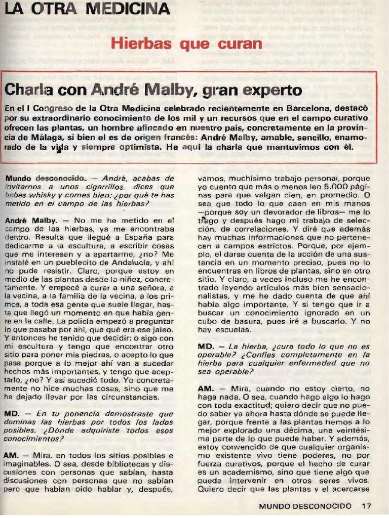 Hierbas Que Curan André Malby Andreas Faber Kaiser PDF | PDF