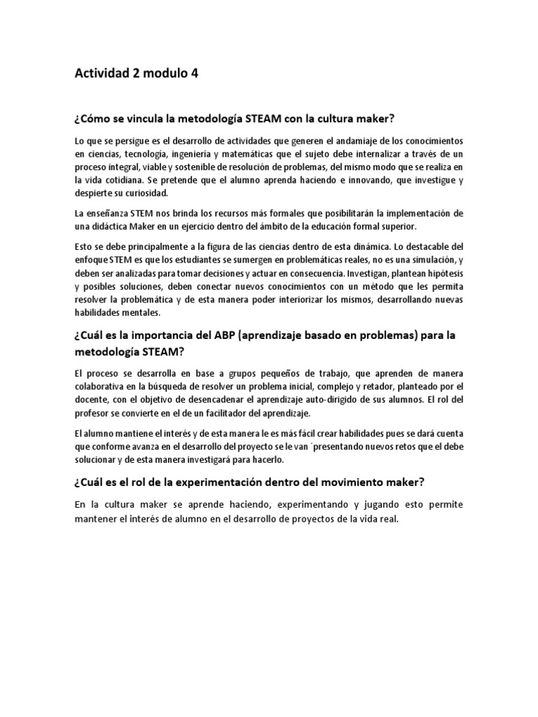 Actividad 2 Modulo 4 | PDF