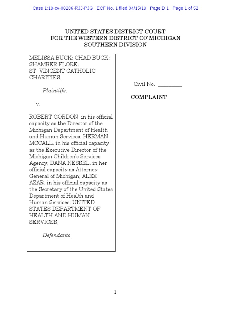 Complaint | PDF | Foster Care | Adoption