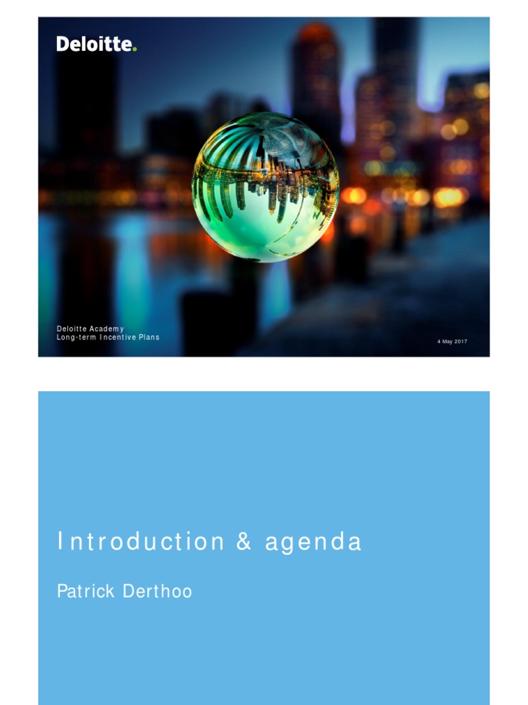 Deloitte Academy LTI Seminar PDF | PDF | Stocks | Executive Compensation