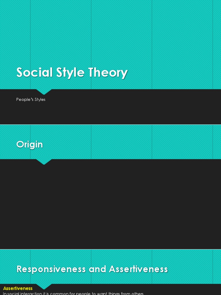 Understanding Social Styles | PDF | Self-Improvement