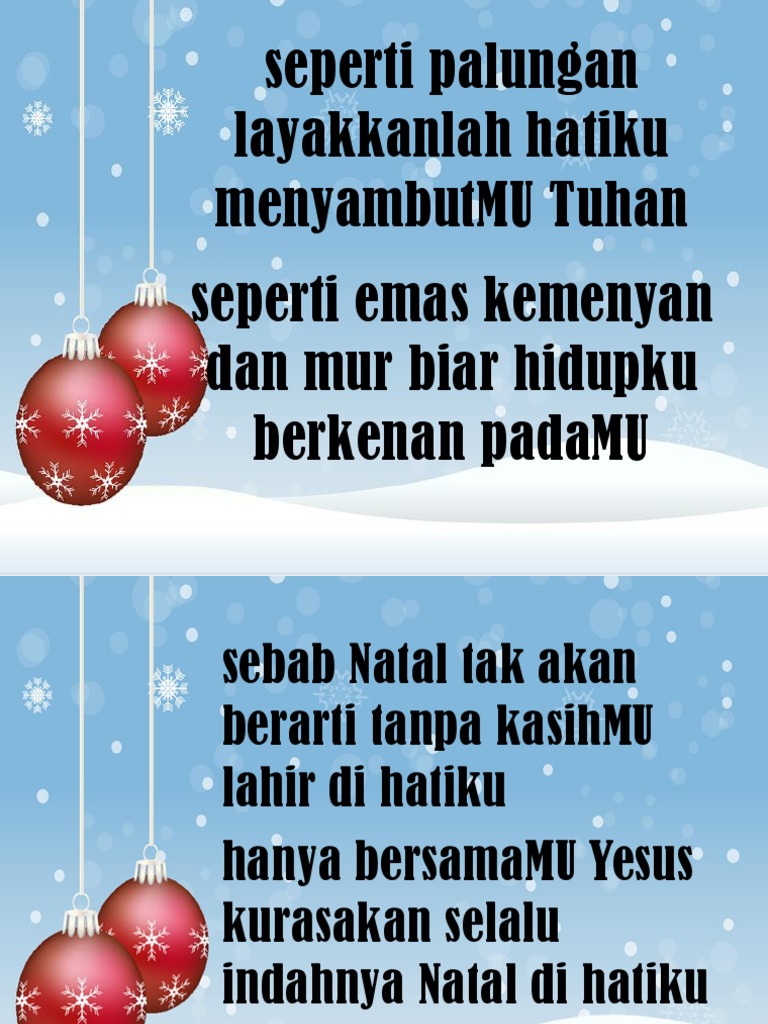 Indahnya Natal Bersama Yesus | PDF