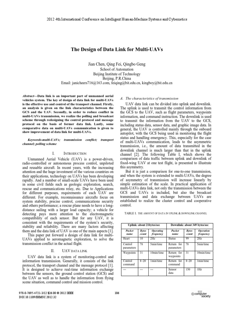 Uav PDF | PDF | Unmanned Aerial Vehicle | Computer Network