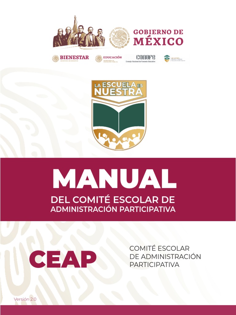 Manual CEAP: Programa La Escuela es Nuestra | PDF | México | Educación ...