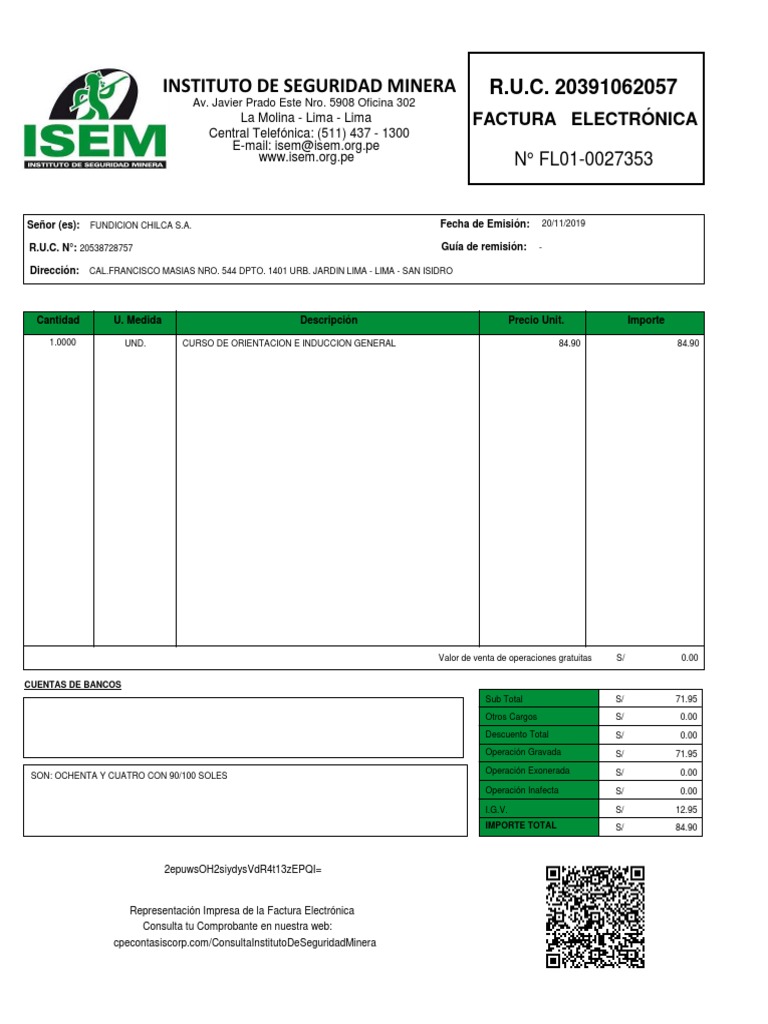 Factura Modelo 02 | PDF | Pagos | Tecnología financiera