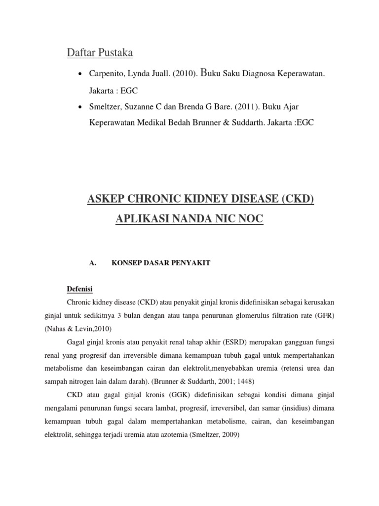 Askep CKD | PDF