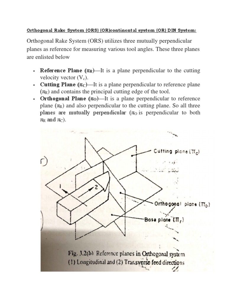 ORS System | PDF | Plane (Geometry) | Angle