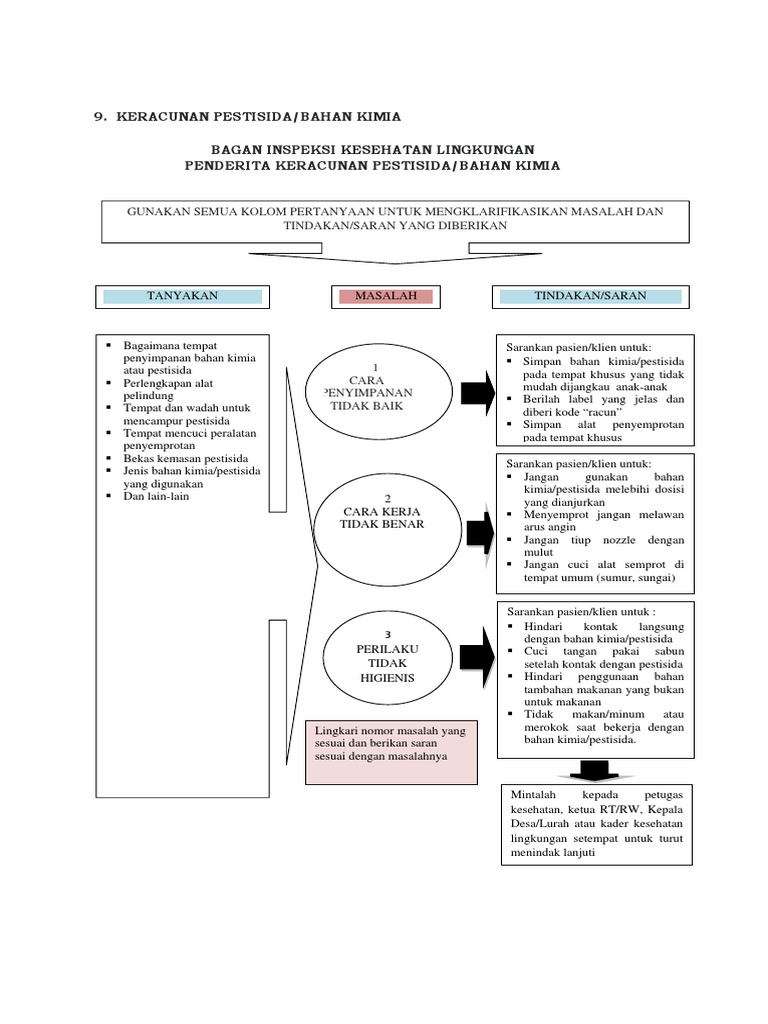 Bagan Ikl Keracunan Pestisida | PDF