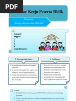 LKPD Bilangan Berpangkat Peer Teaching 1 | PDF