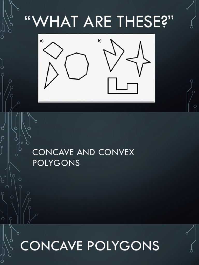 Concave and Convex Polygons | PDF