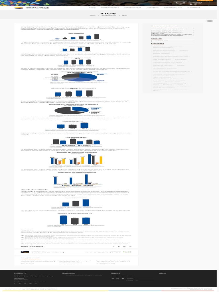 Tics - Pro Ecuador | PDF | Tecnología de información y comunicaciones ...