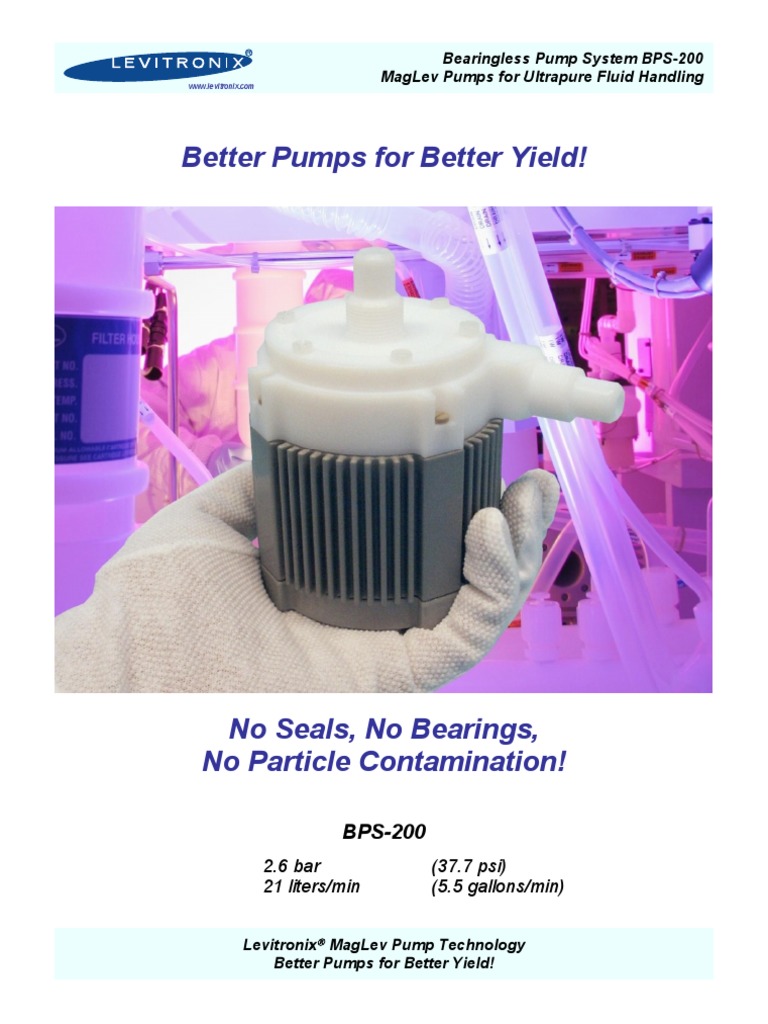 Brochure BPS-200 English | PDF | Pump | Electric Motor