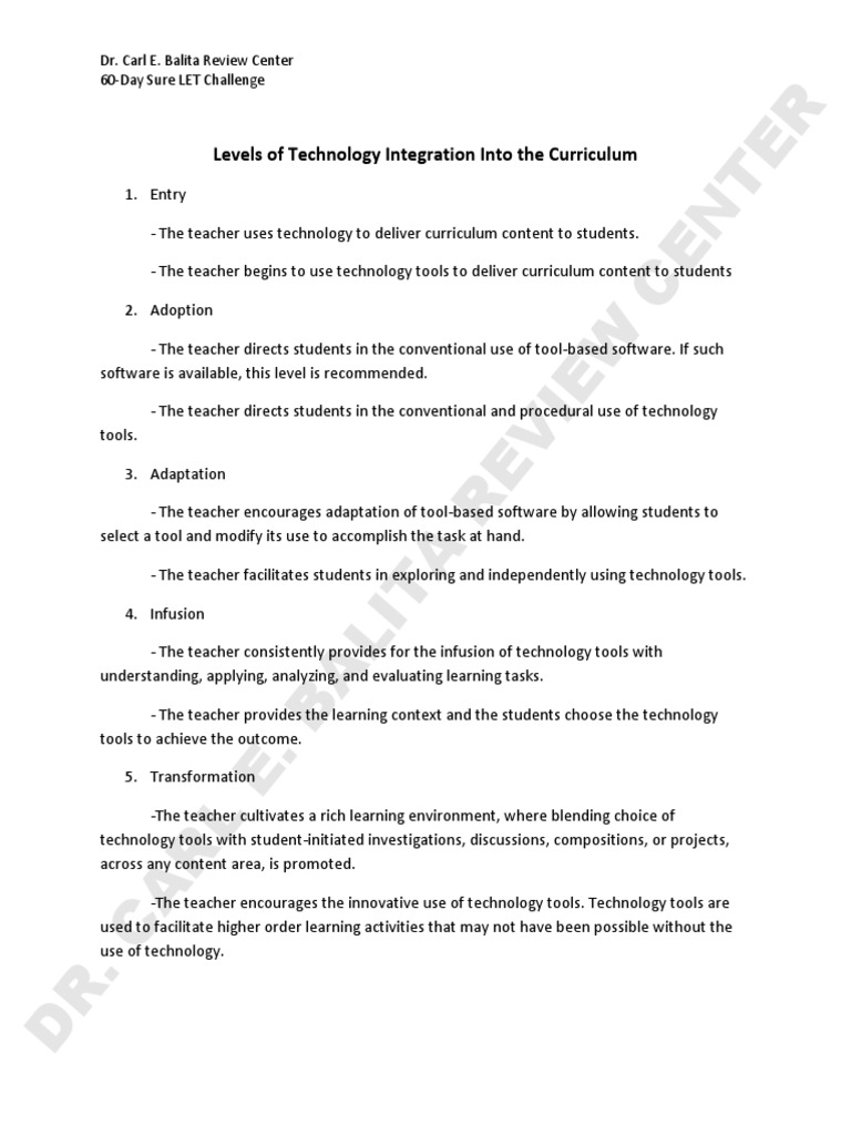 Technology Integration Assessment | PDF | Educational Assessment | Learning