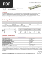 Datasheet LG BW 400 R Dura ENG | PDF | Membrane | Chemistry