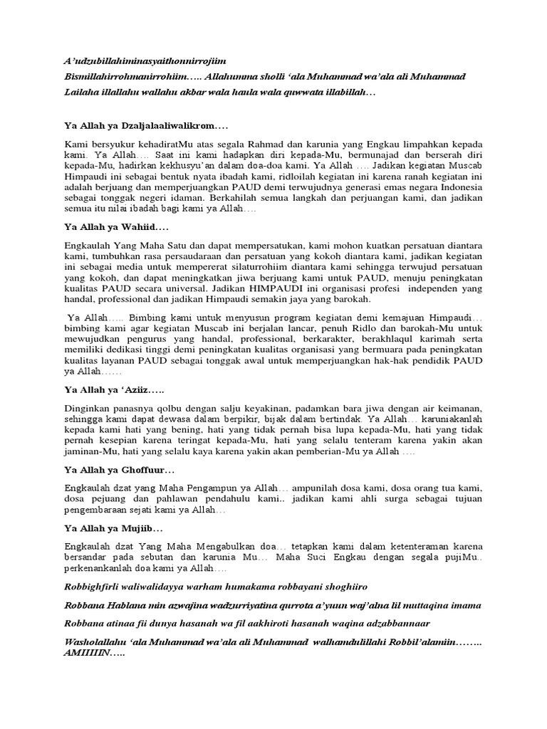 Doa Muscab | PDF