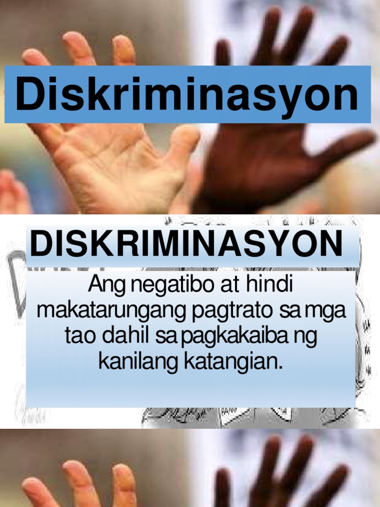 DISKRIMINASYON | PDF