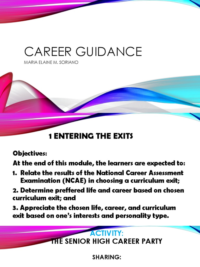 Career Guidance | PDF