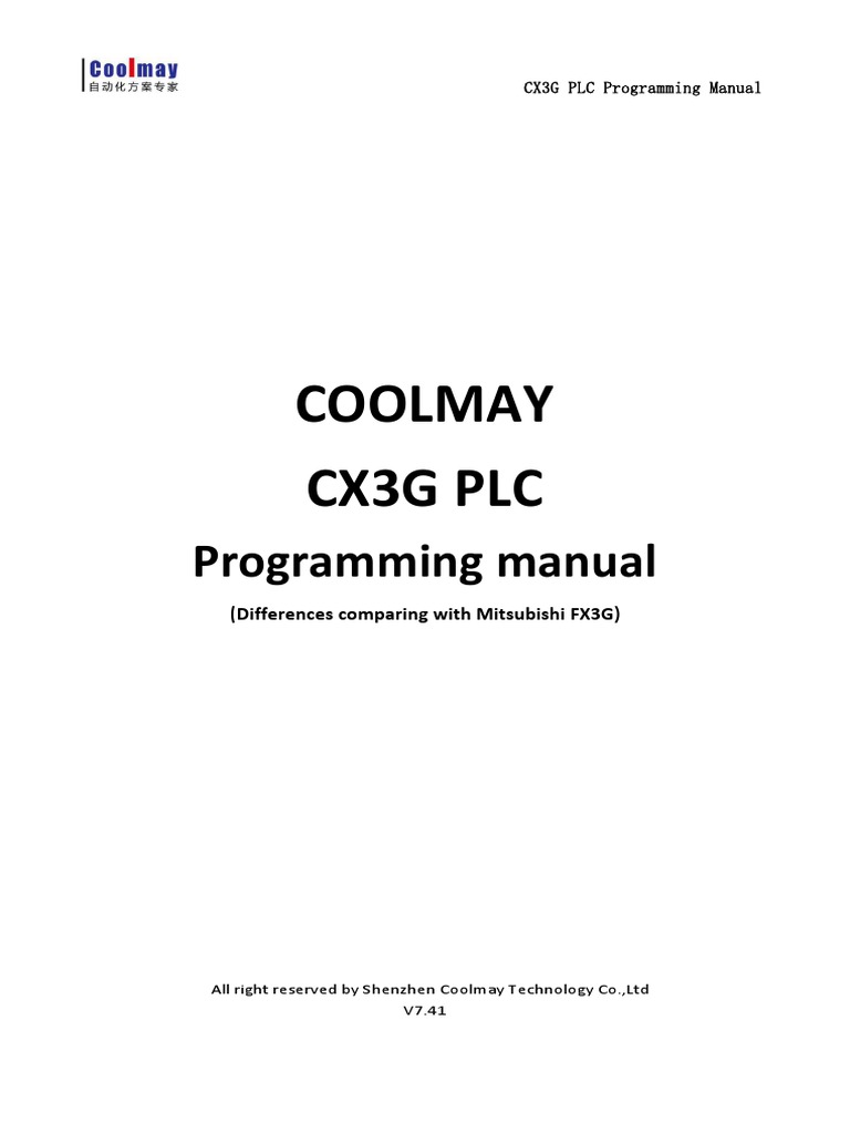 Cx3g Plc Programming Manual Pdf Programmable Logic Controller Trigonometric Functions