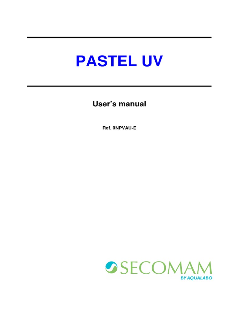 Manual Portable UV Multiparameters | PDF | Battery Charger | Bill Of Lading