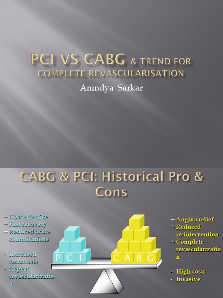 PCI Vs CABG (Final) | Download Free PDF | Percutaneous Coronary ...