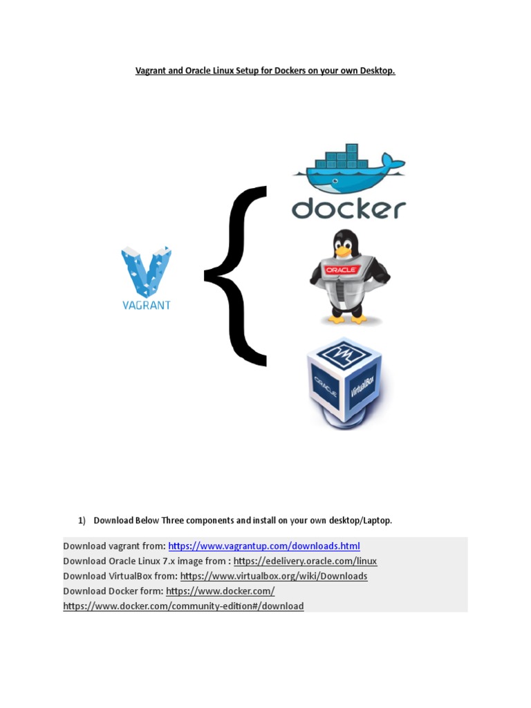 Vagrant and Oracle Linux Setup For Dockers On Your Own Desktop | PDF | Secure Shell | Linux