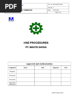 Pedoman HSSE Plan Pertamina 2020 | PDF