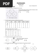 Atomic Structure (Past Papers Questions) | PDF | Atoms | Ion