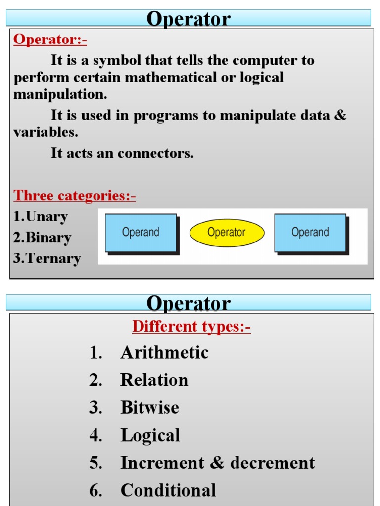Operators | Download Free PDF | Division (Mathematics) | Mathematical ...