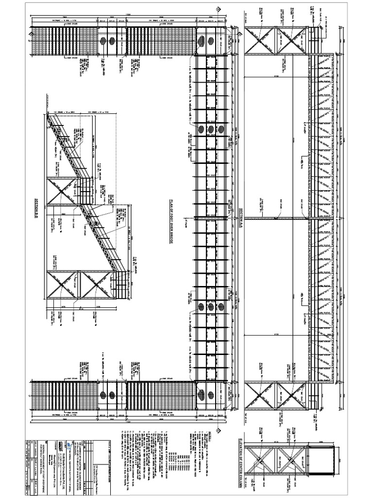 01 - GAD OF FOOT OVER BRIDGE - Typical | PDF