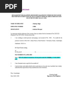 Covering Letter For CLRA - HYR Return | PDF