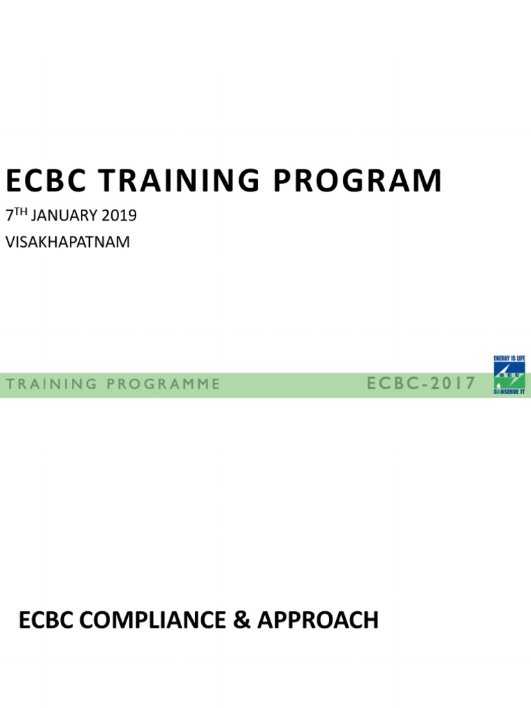 Ecbc Training Vizag-Day 2 PDF | PDF | Window | Building Insulation